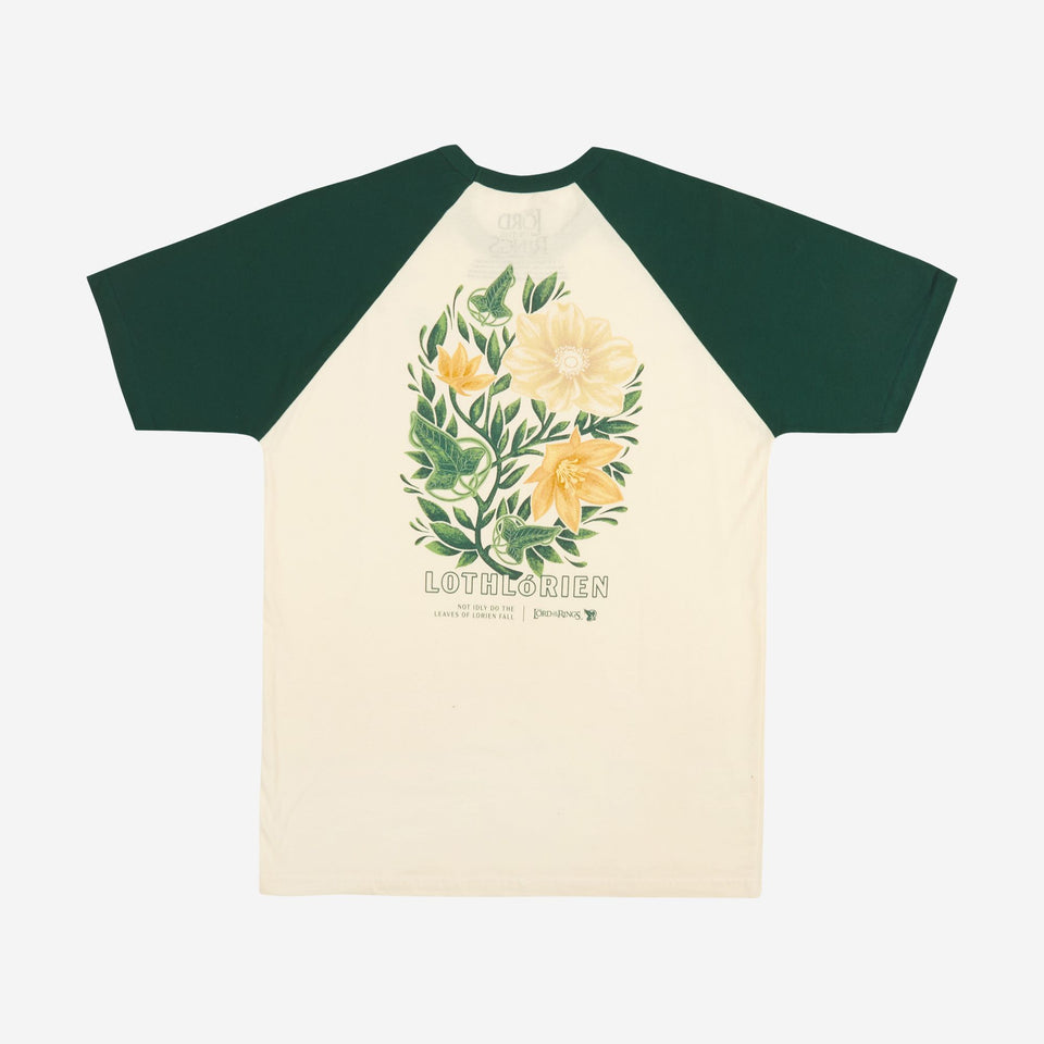 Lord Of The Rings Lothlórien Natural Raglan Tee | Official Apparel ...