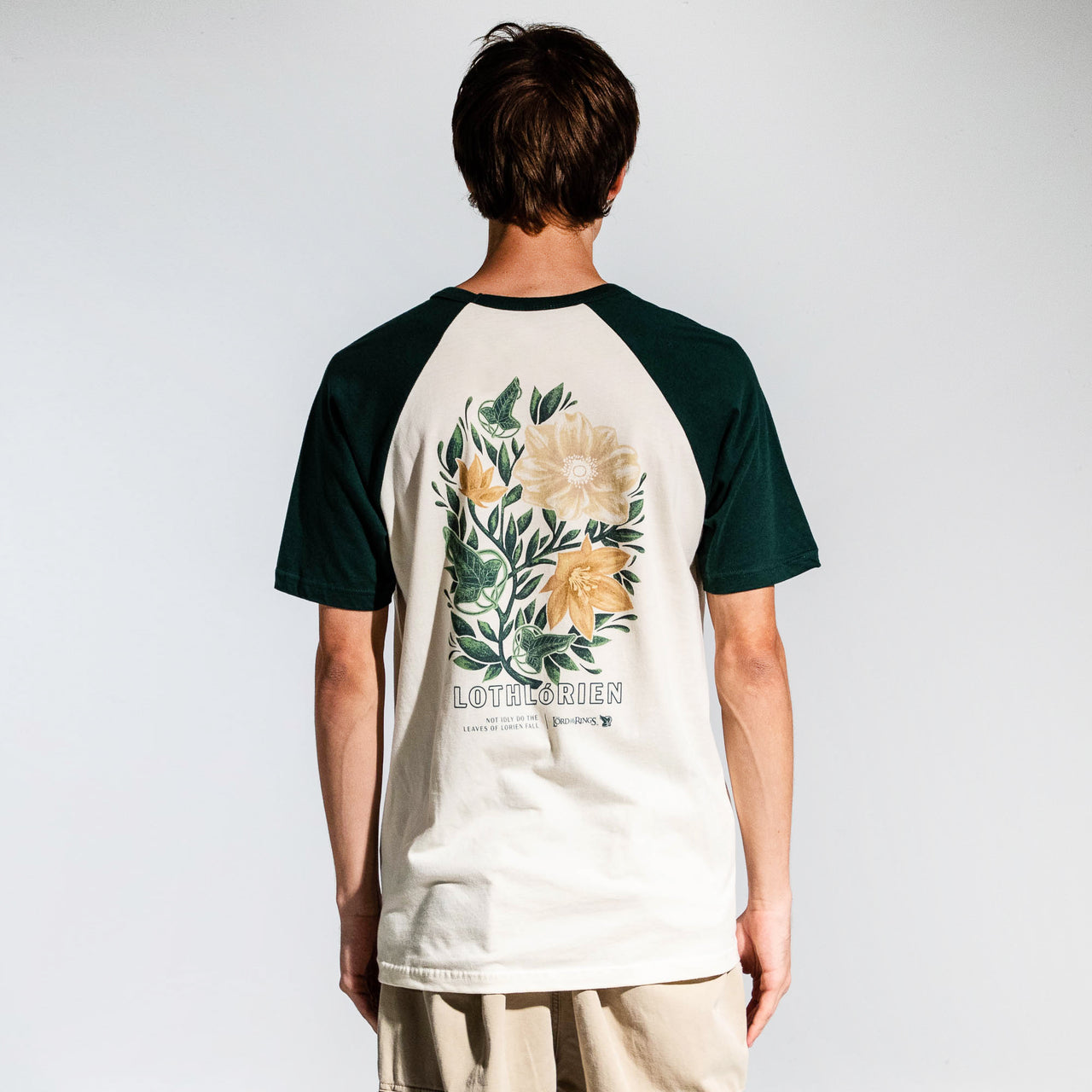 Lord Of The Rings Lothlórien Natural Raglan Tee | Official Apparel ...