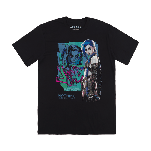 Arcane League Of Legends Jinx Black Tee | Official Apparel ...