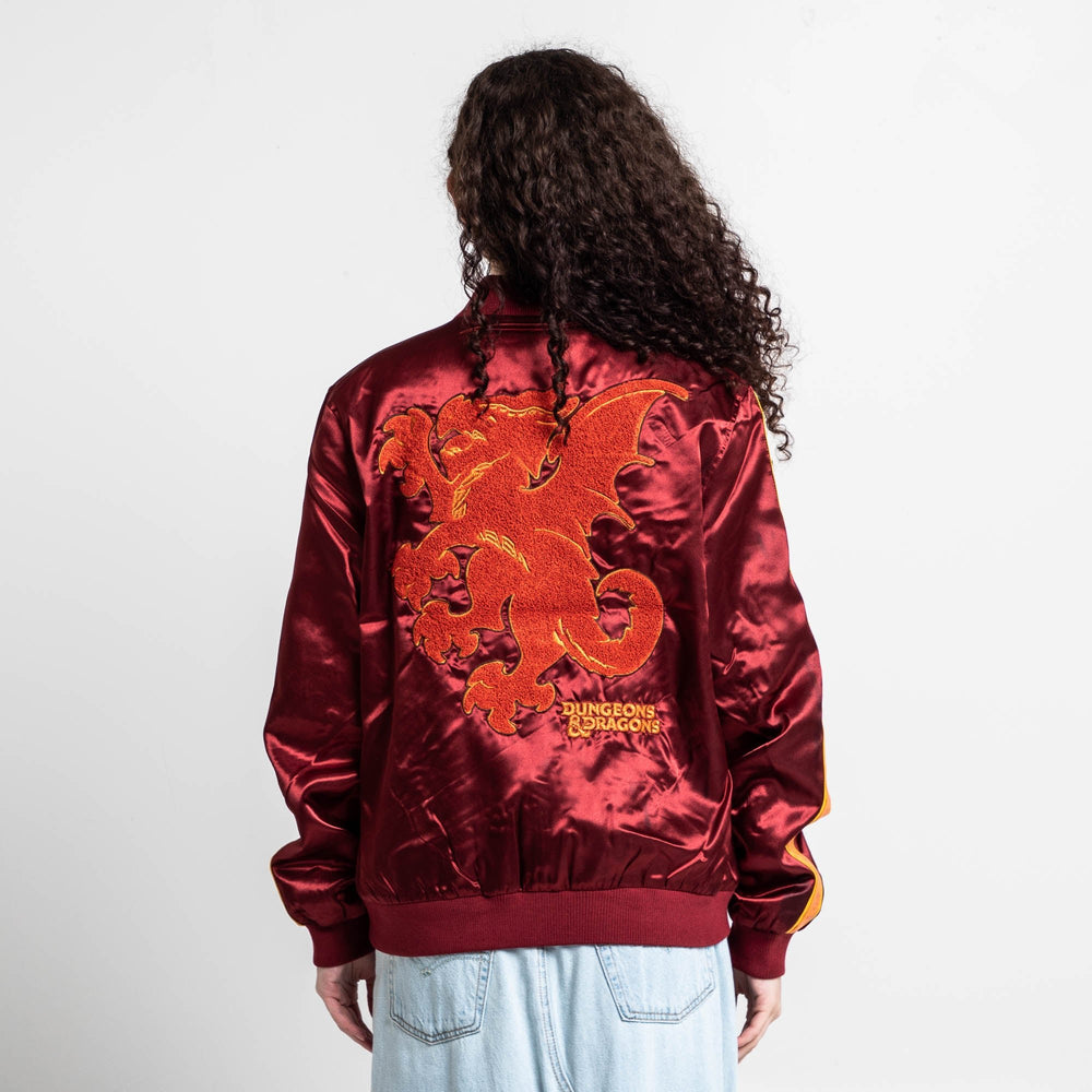 Dungeons & Dragons Retro Red Dragon Bomber Jacket | Official Apparel ...