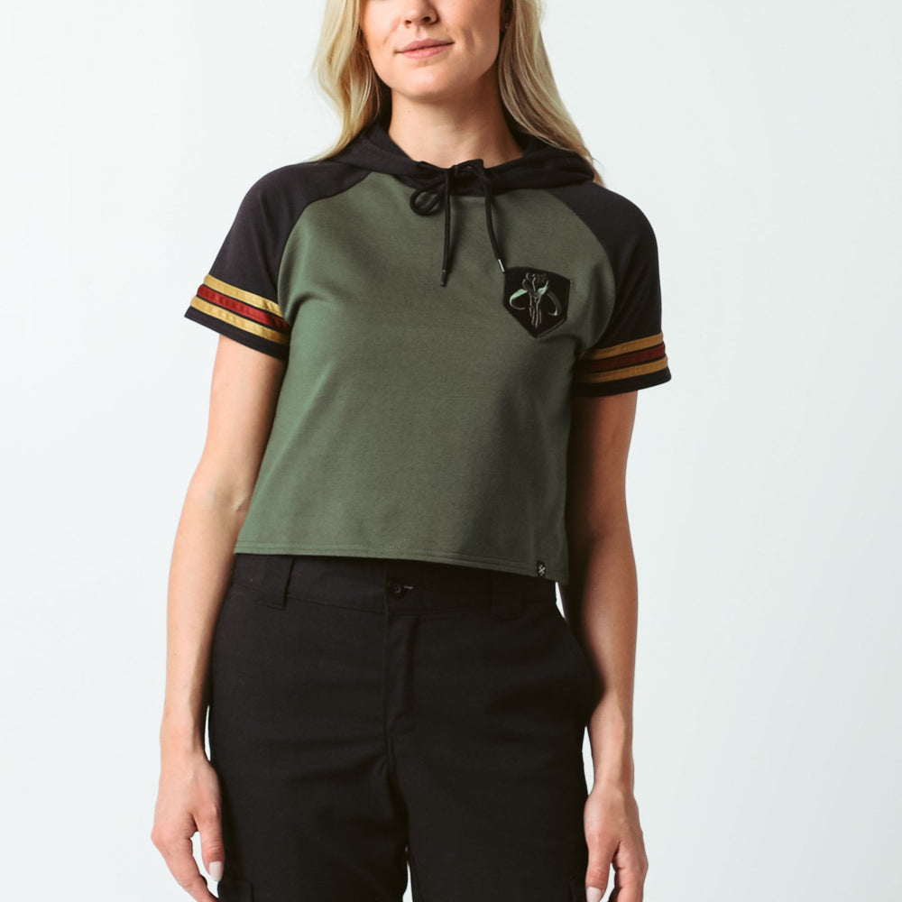 Star Wars Warriors Of Mandalore Cropped Short Sleeve Hoodie | Official Apparel & Accessories ...