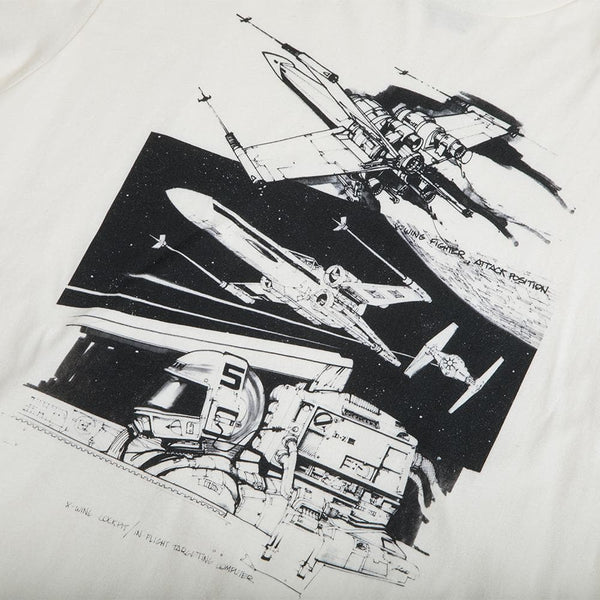 Star Wars X-Wing Cockpit Storyboard Collage Tee - Star Wars | Heroes ...